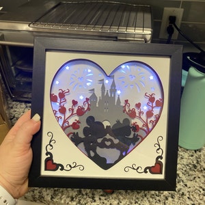 Van Gogh Starry Night Inspired 3D Lighted Shadow Box/art Lover/van Gogh ...