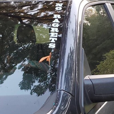 Funny Car Stickers No Ragrets Vehicle Sticker Window Decals VWAQ - Etsy