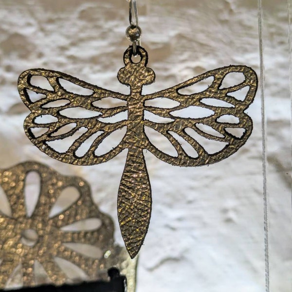 Elegant Dragonfly Wood Earring Svg Laser Cut File for Glowforge Digital Download - Etsy