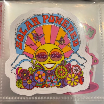 Psychedelic Eye...sticker... Vinyl...laptop... Stickers...water Bottle ...
