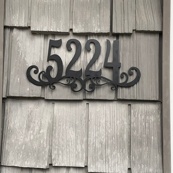 Decorative Custom House Address Sign - Etsy