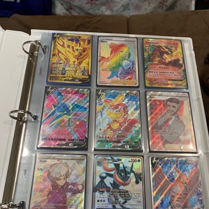 Pokemon Pokedex Themed Trading Card Album for Pokemon Cards, W/ 25 ...