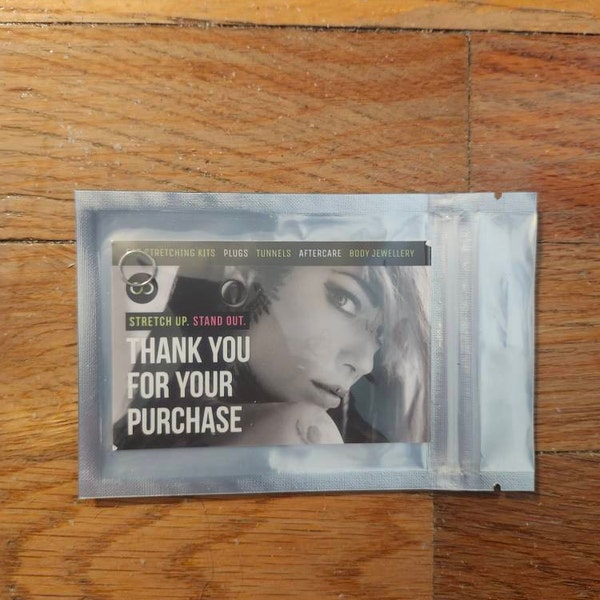 Septum Stretching Kit Black Acrylic Pincher Kit Septum & Ear Gauging ...