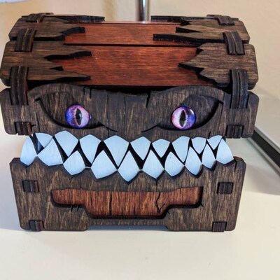 Customizable Gothic Vampire Chest for Dice and Keepsakes Handcrafted ...