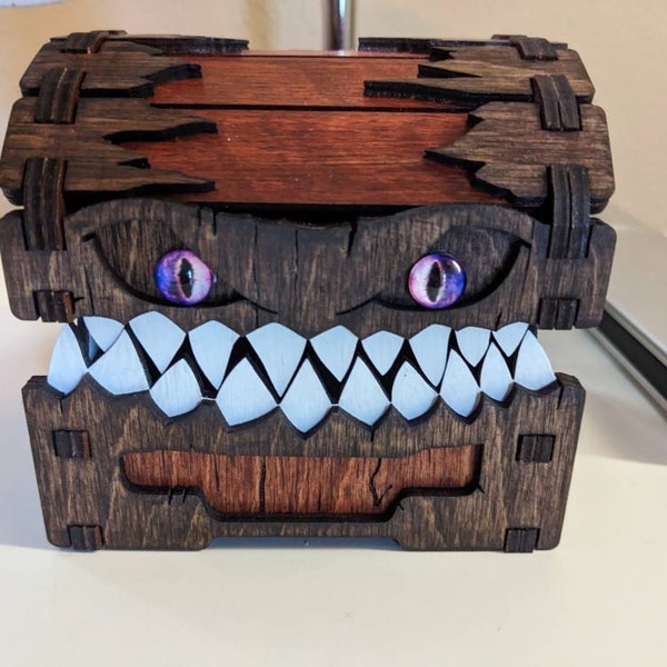 Customizable Gothic Vampire Chest for Dice and Keepsakes Handcrafted ...