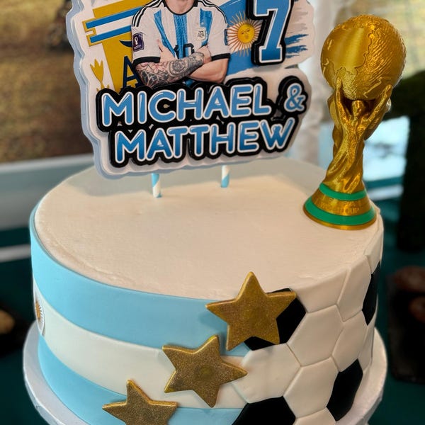 Printable Cupcake Toppers Soccer Football France Mbappe Birthday Party ...