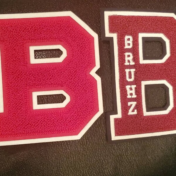 Custom Chenille Varsity Style Letters. HANDCRAFTED. - Etsy