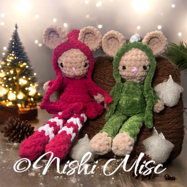 Brie Mouse + Mermaid Tail Mod CROCHET PATTERN (fable Collection) - Etsy