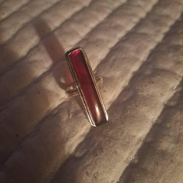 Red Coral Ring, 925 Sterling Silver, Handmade Ring, Gemstone Ring ...