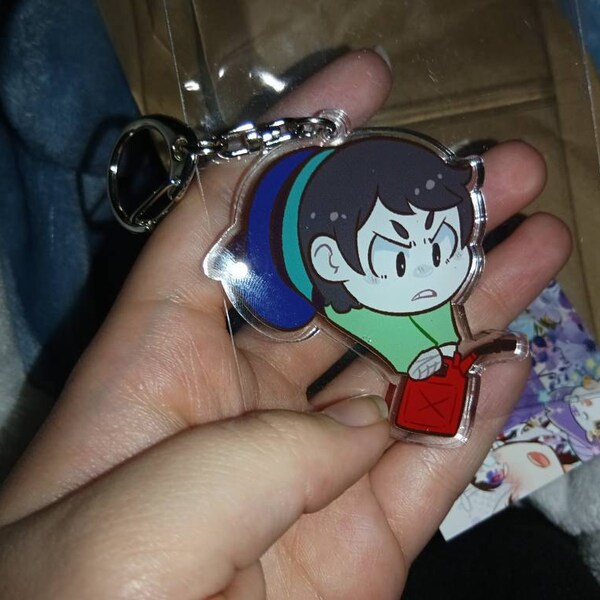 YCH Commission Chibi Hanging Custom Acrylic Keychains [CUSTOM ORDER] - Etsy