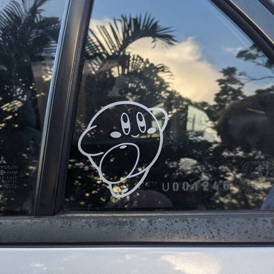 Kirby Inspired Decal for Car, Laptop, Game Console - Etsy