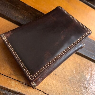 AG Wallets Personalized Mens Handmade Vintage Distressed Leather ...