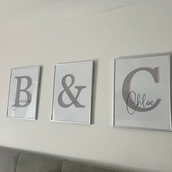 Boho Abstract Wall Art Prints Boho Wall Decor Set of 3 Prints Scandi ...