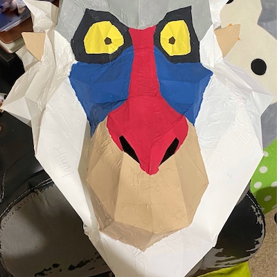 RAFIKI LION KING Mask - Etsy