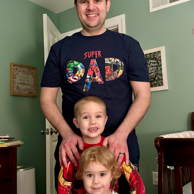 Superhero Dad Shirt, Super Dad Super Son, Dad and Son Matching, Father ...