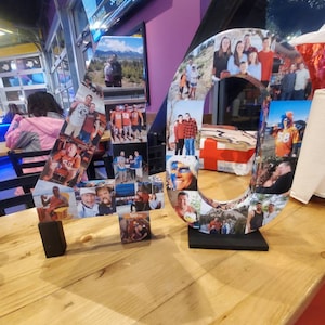 3D Letter Photo Collage Wedding Centerpiece Wedding Photo | Etsy