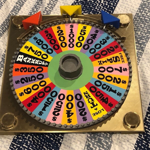80s 90s Era Wheel of Fortune Board Game Wheel Spinner - Www.facebook ...