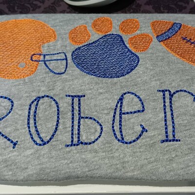 The Benjamin Bean Stitch Embroidery Font - Etsy