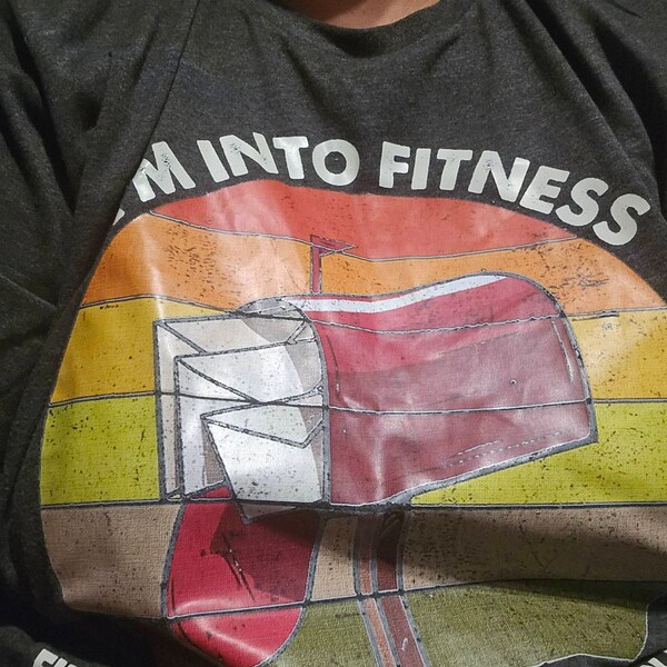 Postal Worker Shirt, Mailman Mail Lady Shirt, I'm Into Fitness This ...