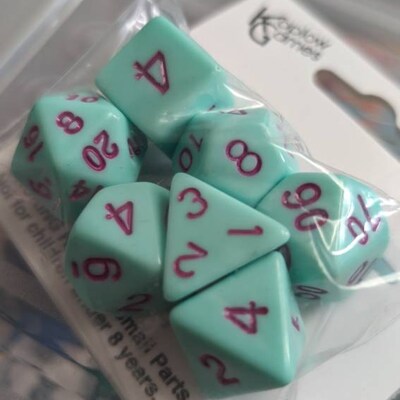 1D6 Dinosaur 16mm Six Sided Die RPG Tool Tabletop Roleplay Games Supply ...