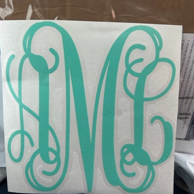 Monogram Car Decal Monogram Decal Car Decal Car Monogram Decal Car ...
