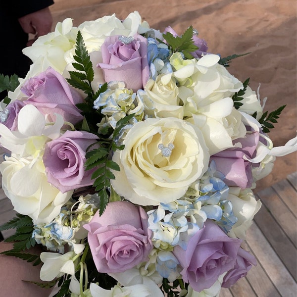 Hidden Mickey Mouse Crystal Rhinestone Bling Tie Tack & Cuff Link Set ...