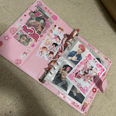 A5 Kpop Photocard Binder Custom Deco K-pop Collect Book Holds up to 160 ...