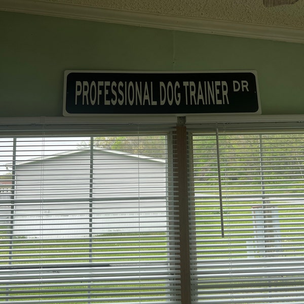 Dog Trainer, Dog Trainer Gift, Dog Trainer Sign, Gift for Dog Trainer ...