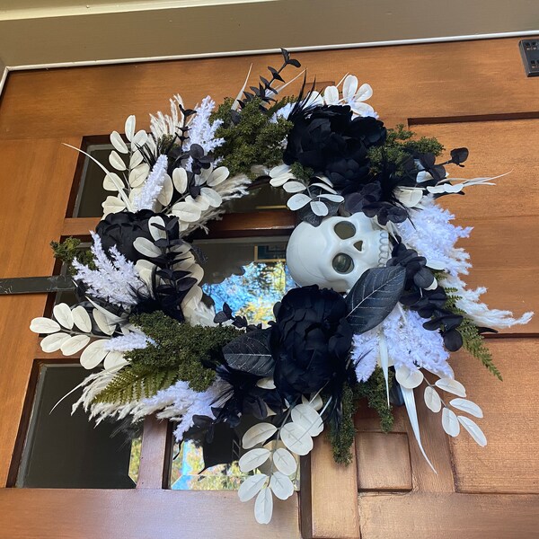 Lemon and Blueberry Wreath for Front Door, Spring Citrus Wreath, Yellow ...