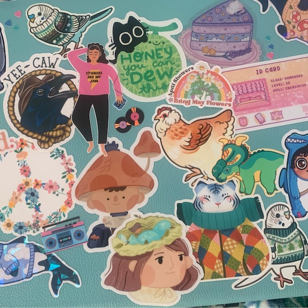 ID Card Aesthetic Vinyl Sticker | Waterproof, Waterbottle, Kawaii ...