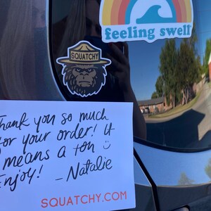 Bigfoot Sticker Set Choose Your Quantity and Designs - Etsy