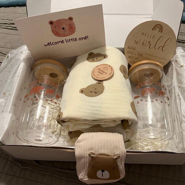 New Parents Gift Box,gender Neutral Gift,new Baby Gift,gender Reveal ...