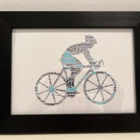 Personalised 50th Word Art Print Birthday Gift Keepsake - Etsy UK