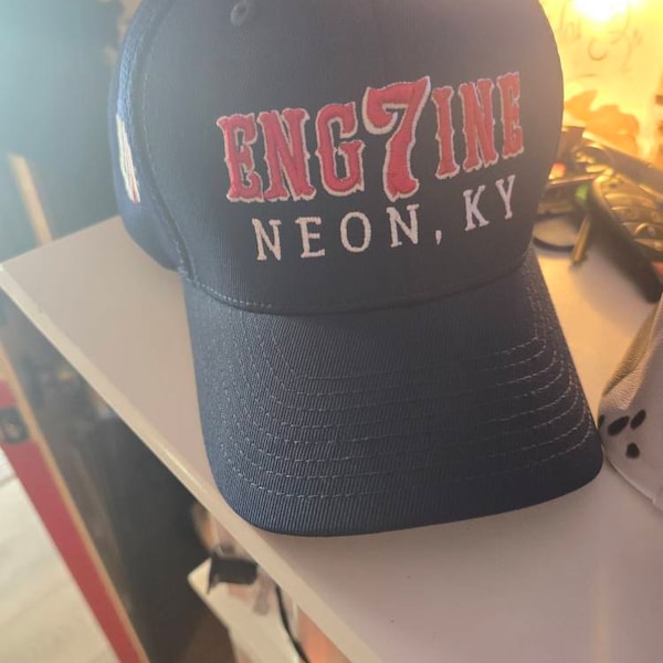 Fire Fighter Department, Fire & Rescue Trucker Cap, Puff Embroidery ...