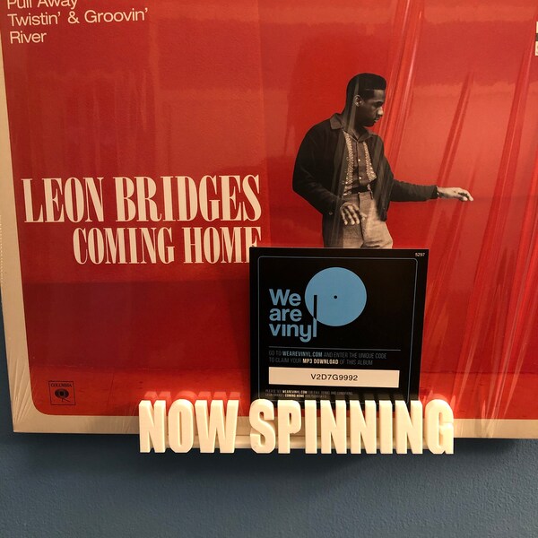 Now Spinning Display Stand | Wall Mount | Vinyl Record Display Stand - Etsy