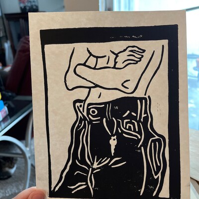 RING OF KEYS Linocut Print - Etsy