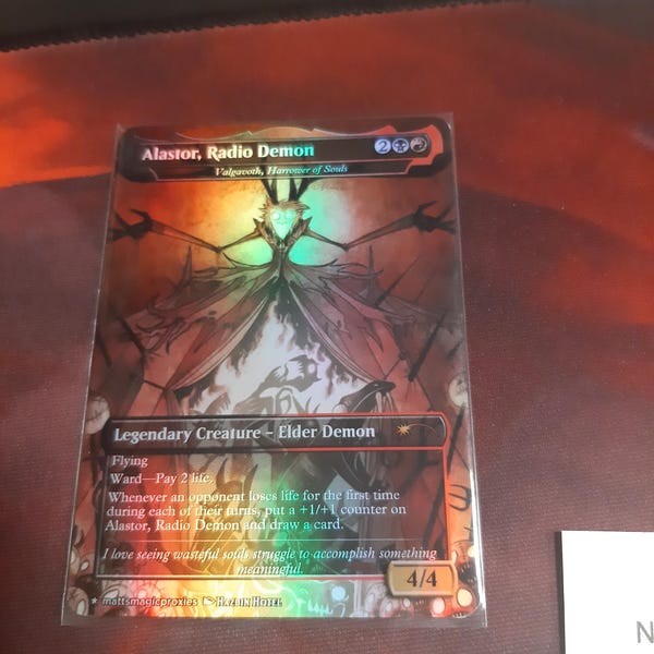 Custom Anime Style Elf Warrior Proxy Tokens (foil or Non Foil ...