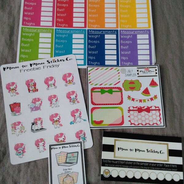 1077~~body Measurement Weight Trackers Planner Stickers. - Etsy