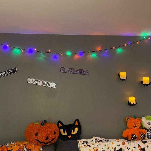 Halloween Street Sign, Halloween Metal Road Sign, Trick or Treat Lane ...