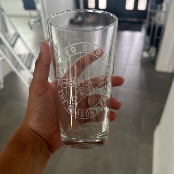 Custom Etched Handwriting Rock Glass Engrave Your Handwritten Message ...