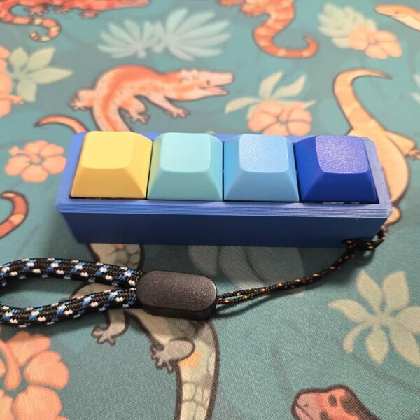 Mechanical Switch Clicky Fidget - White Th W/ Strap Keyboard Switch ...