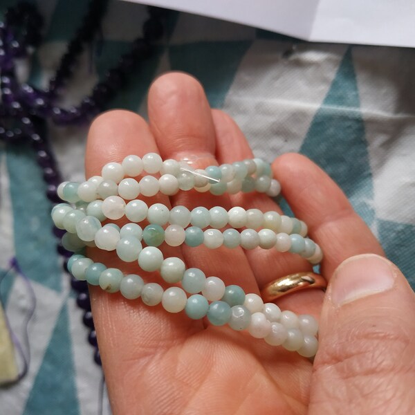 AAA+ Red Imperial Turquoise Emperor Natural Stone Round Loose Beads for ...