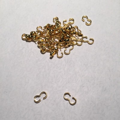 50 Pcs Gold Color Color 3 Shape Connector Links 8x4mm - Etsy