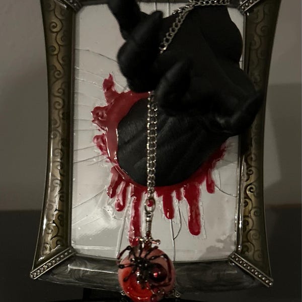 Bloody Ruby Ring,gothic Vampire Pagan Band,horror Fan Gift Alternate ...