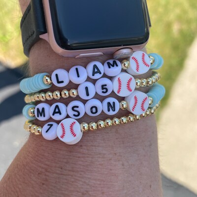 First Day of School Bracelet Set Mommy and Me Bracelet Kindergarten ...