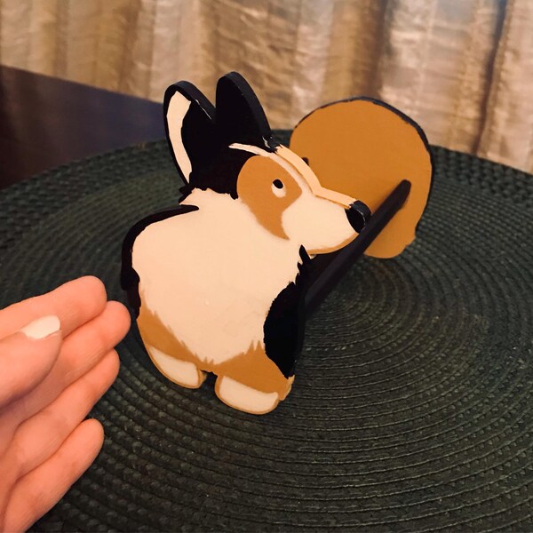 Hand Painted Corgi Mini Planter: Tri Color Dog Lover Gift - Etsy