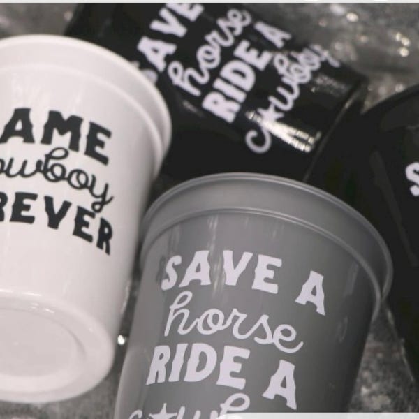 BACH CLUB Cups for Country Club Bachelorette Party | Classy ...