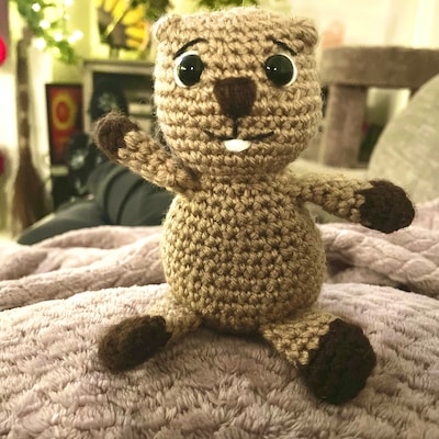 No Sew Amigurumi Crochet Baby Beaver Pattern Crochet Animals Stuffed ...