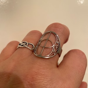 Septagram Ring star of Babalon Stainless Steel - Etsy