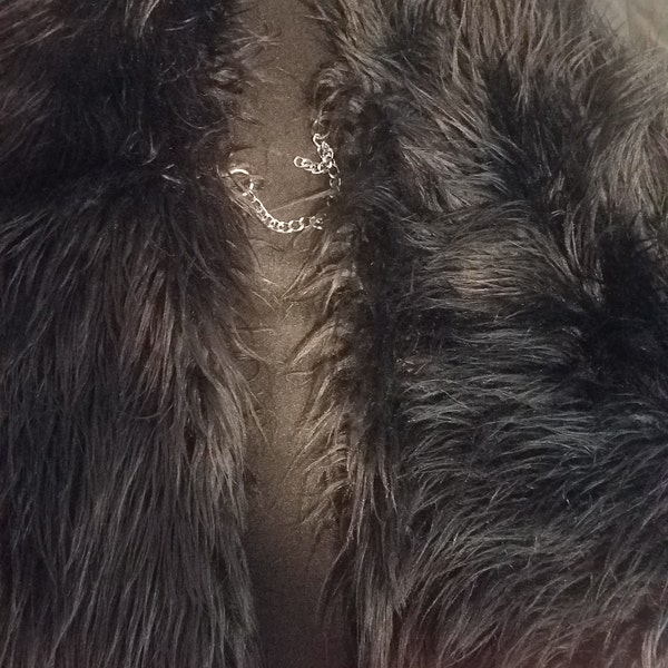 Wolf Fur, Fur Coat, Fur Shrug, Faux Fur, Winter Coat, Capelet, Cloak ...